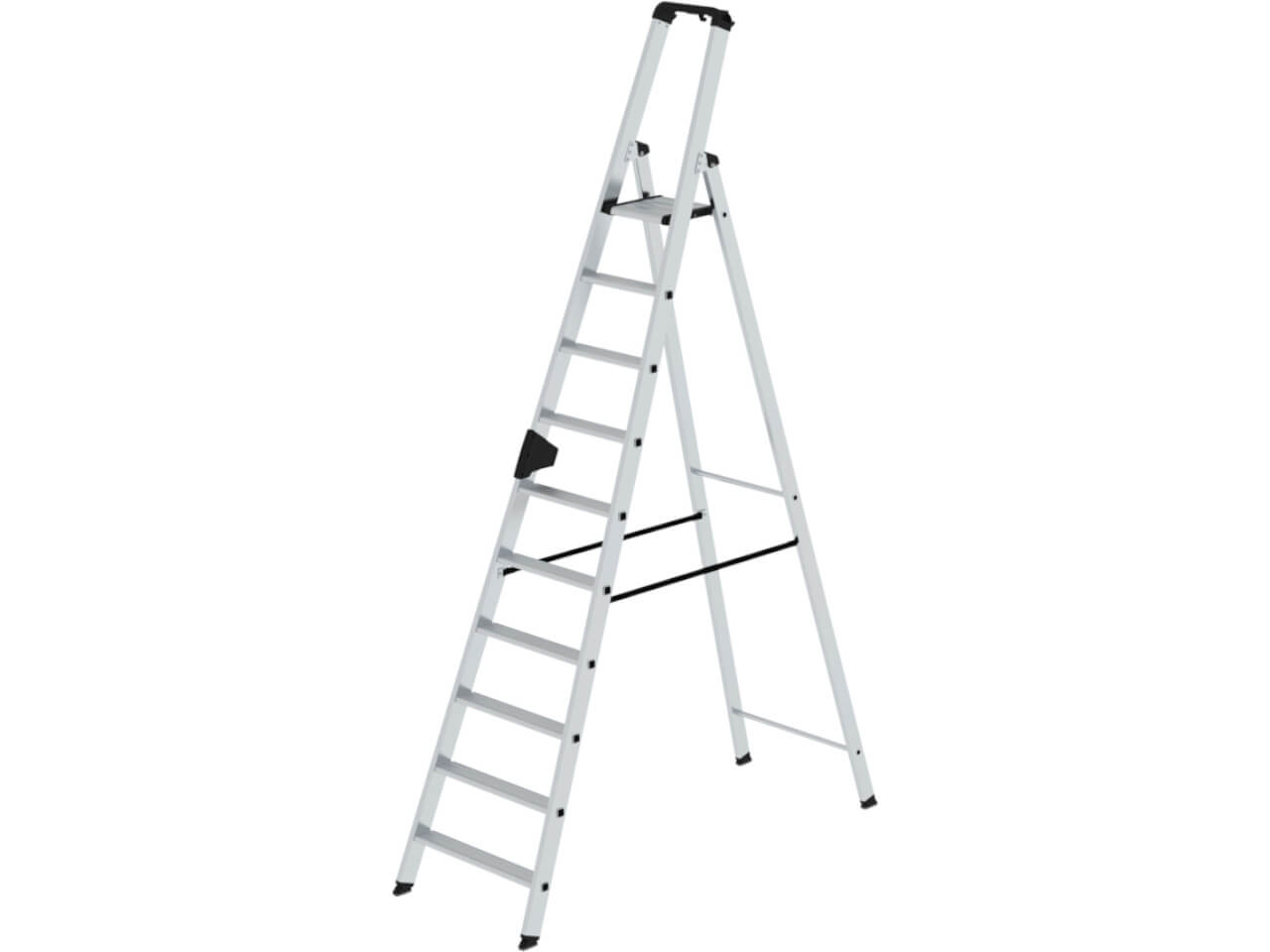 Stehleiter MUNK einseitig begehbar mit Stufen