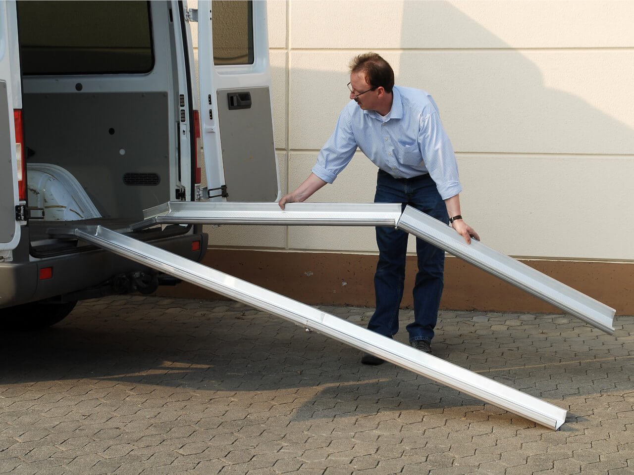 Klappbare Auffahrrampen ABS-F | Thiele-Shop